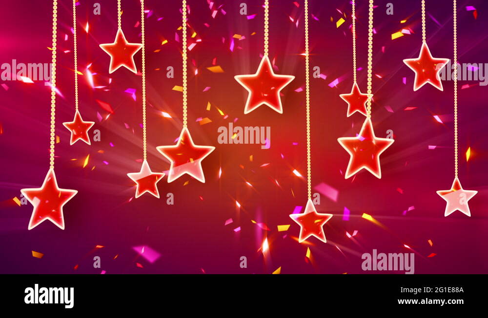 Birthday background streamer confetti element Stock Videos & Footage ...