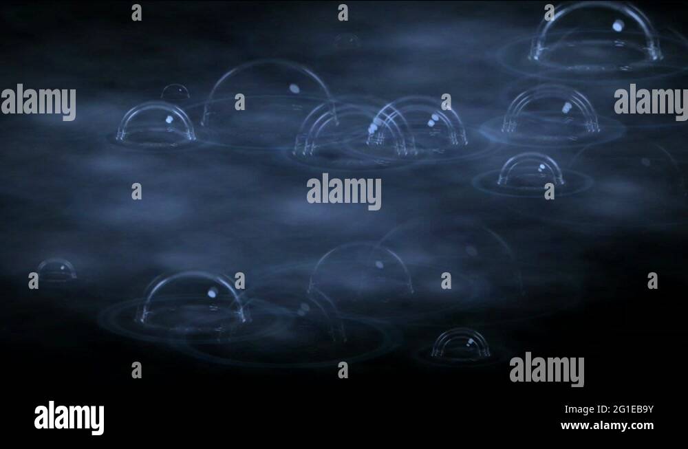 boiling bubble in spa,water drop & ripple in pond Stock Video Footage ...