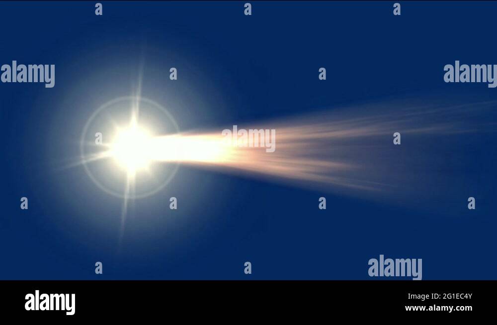 Meteor comet with fireball flying in space Stock Video Footage - Alamy