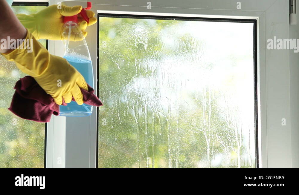 Window Washing Stock Video Footage - Alamy