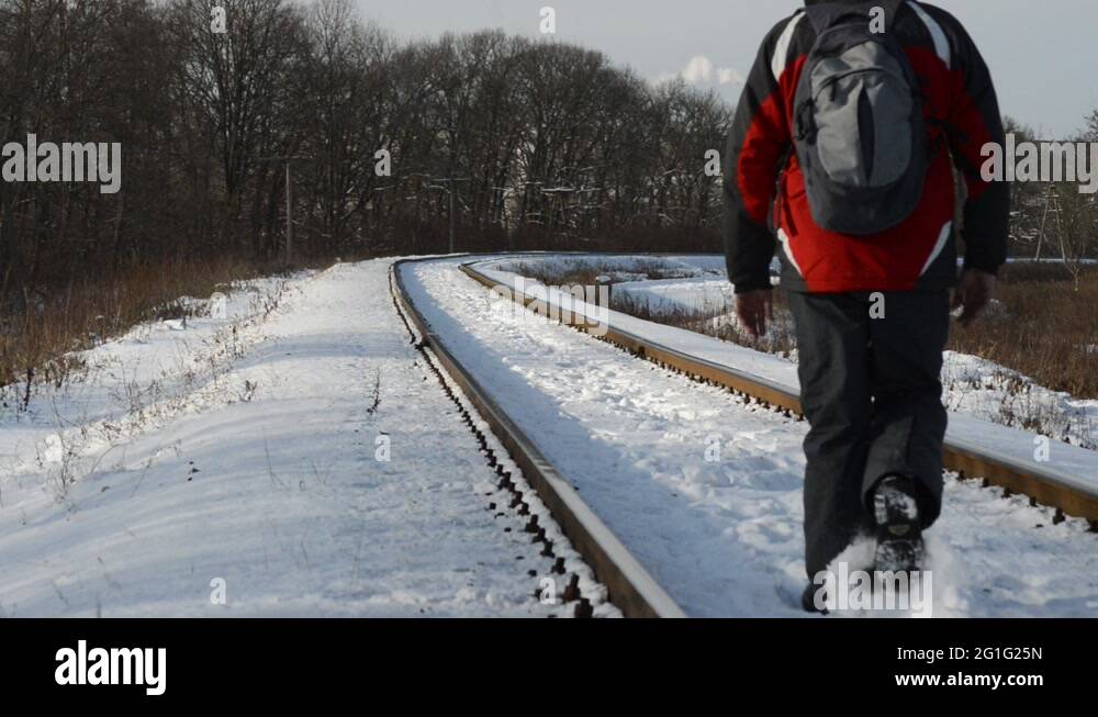 Walking on a rail Stock Videos & Footage - HD and 4K Video Clips - Alamy