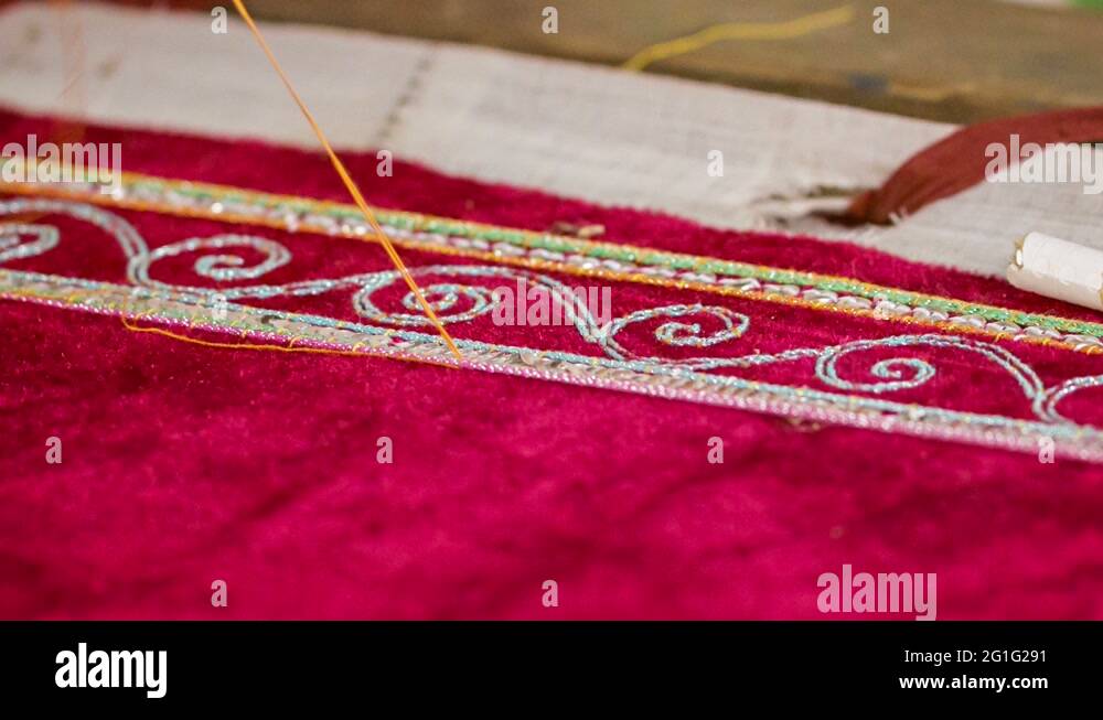 Tapestry embroidery Stock Videos & Footage - HD and 4K Video Clips - Alamy