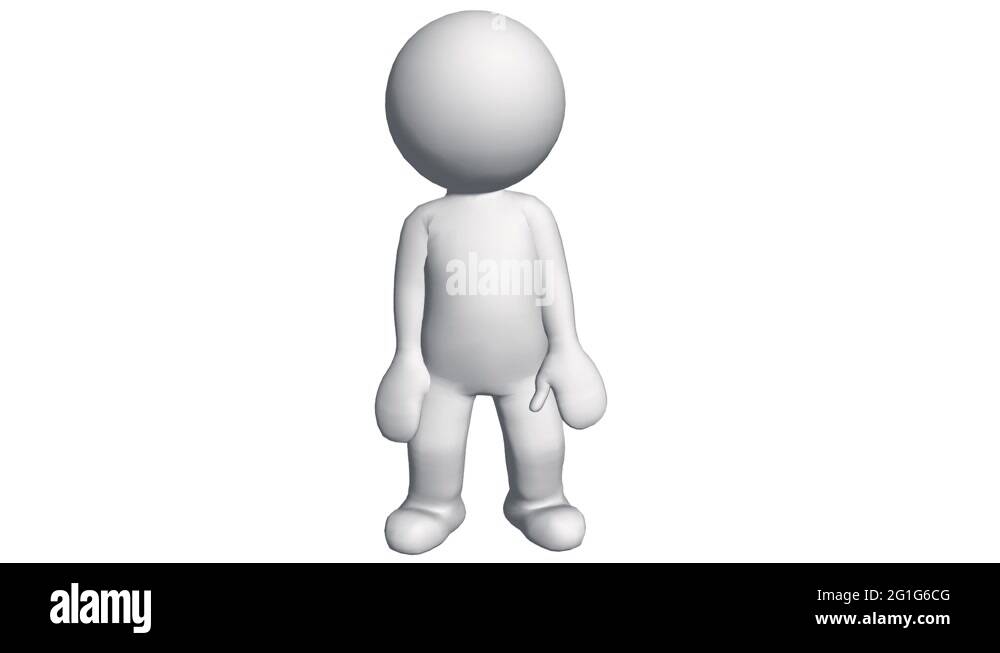 3D cartoon dancer character shaking his head hip-hop,comics people ...