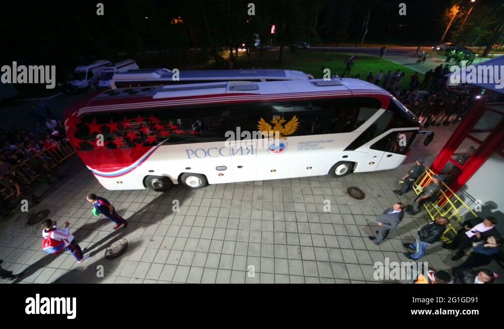 Football team buses Stock Videos & Footage - HD and 4K Video Clips - Alamy