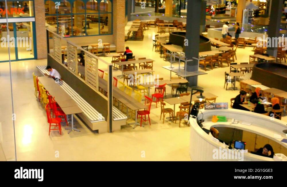 Two-storey shopping mall . Video in shift motion Stock Video Footage ...