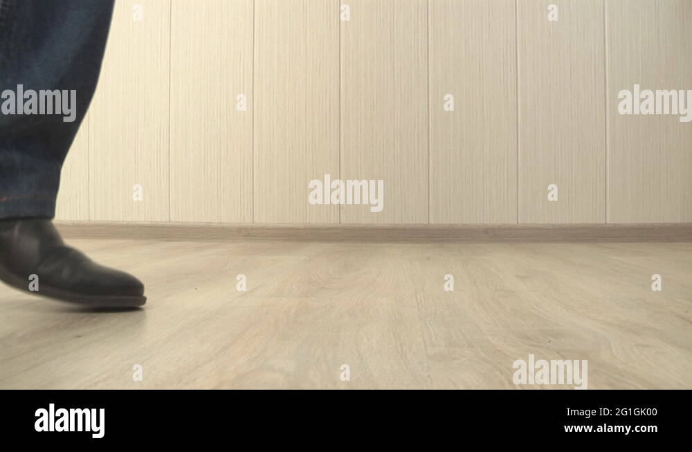 man walking on tiptoe Stock Video Footage - Alamy