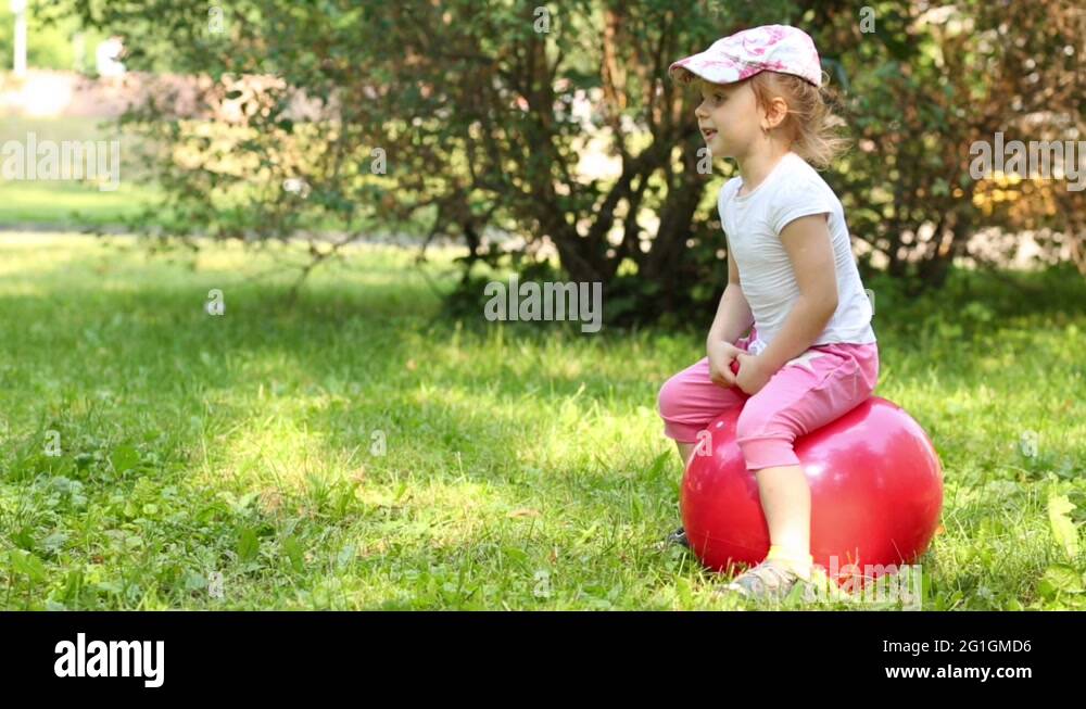 Girl on the ball Stock Videos & Footage - HD and 4K Video Clips - Alamy
