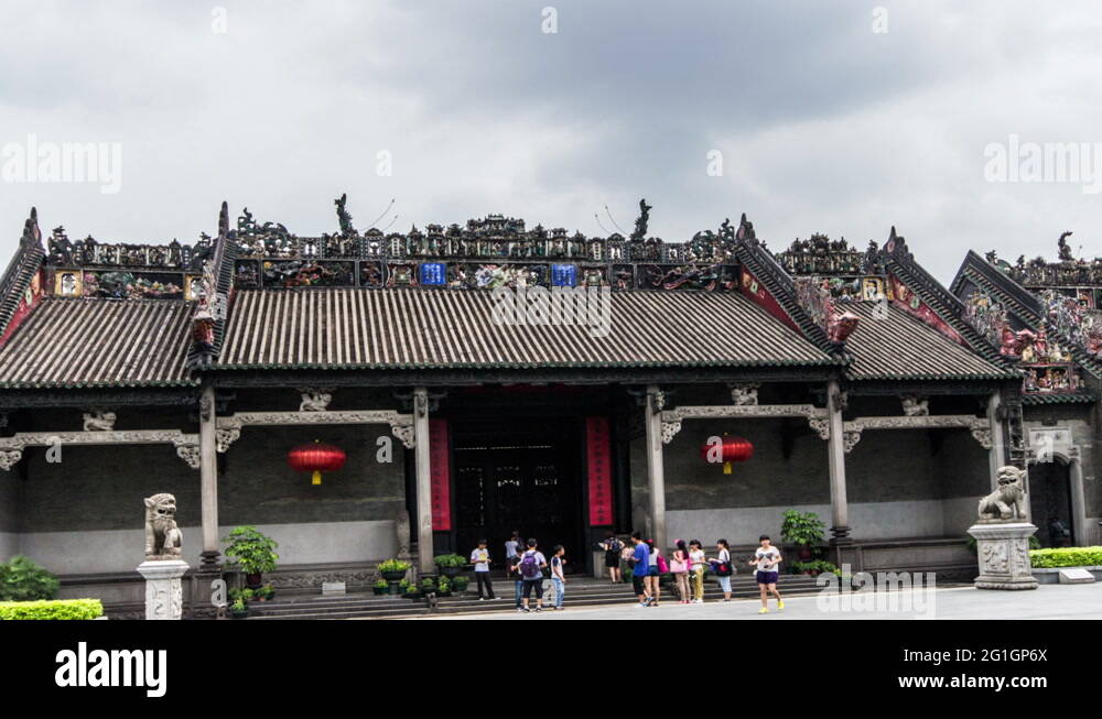 Walking from left to right,the famous Chenjiaci building(folk art ...