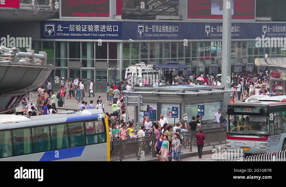 Beijing west railway station at daytime. HD Stock Video Footage - Alamy