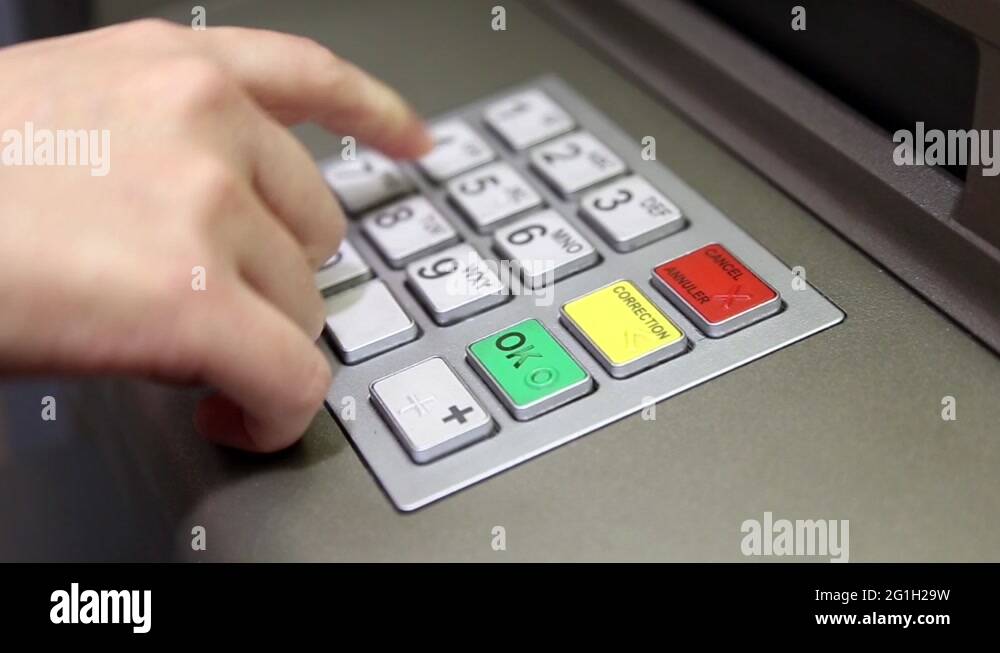 Atm machine keypad Stock Videos & Footage - HD and 4K Video Clips - Alamy