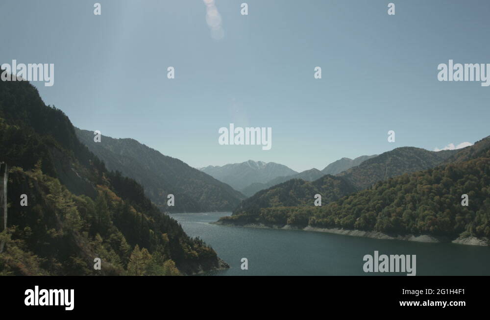 Lake Kurobe, non color graded 4k (3840x2160 Stock Video Footage - Alamy