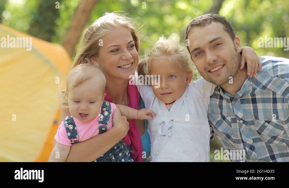 Father portrait two blond daughters Stock Videos & Footage - HD and 4K ...