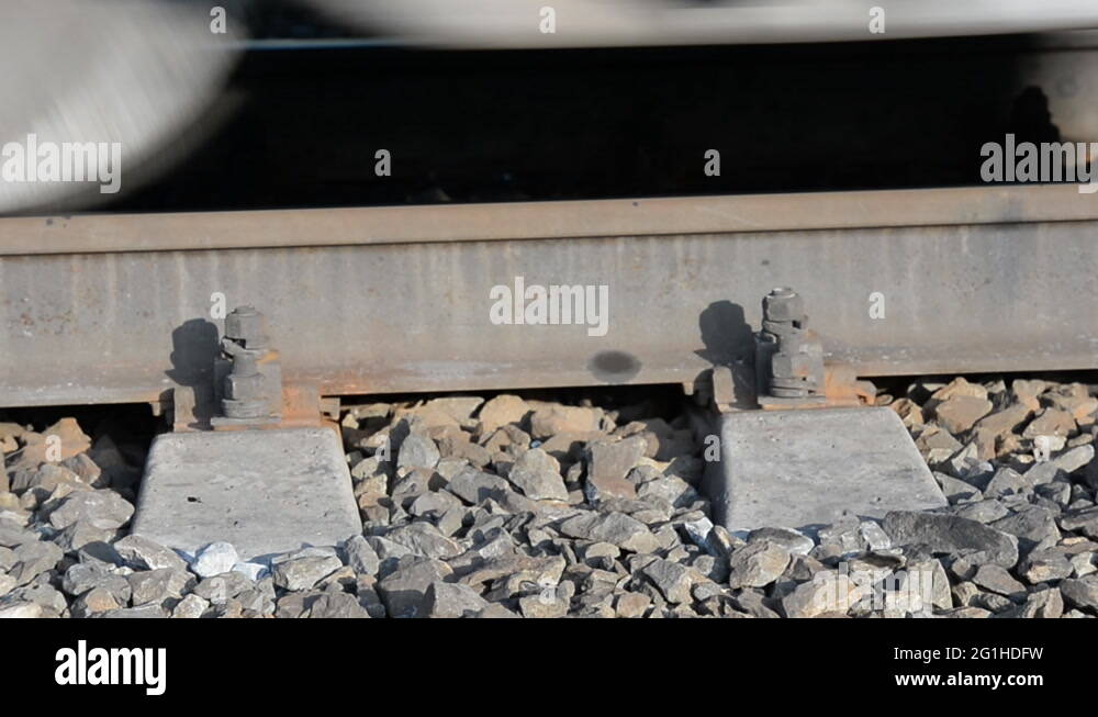 The wheels on the railway track. The railway, the movement of freight ...