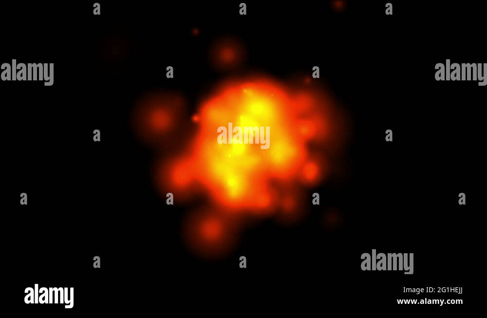 4k Bubble explosion,fireworks flame fire particles,hot light smelting ...