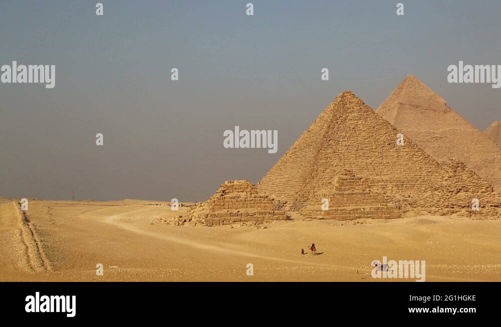 The great pyramids of giza cairo egypt Stock Videos & Footage - HD and ...