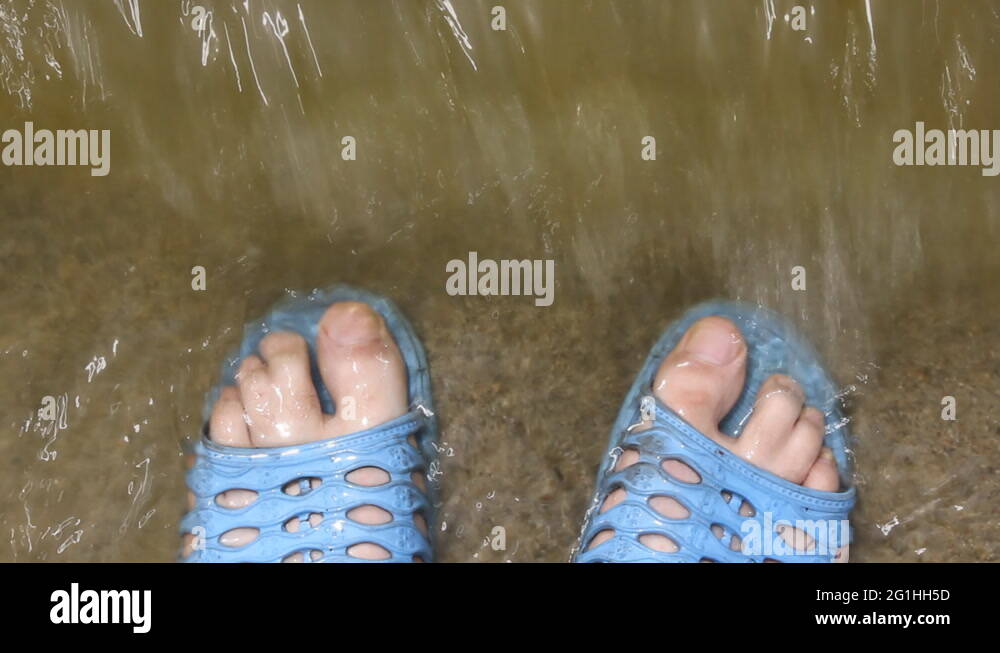 Blue slippers Stock Videos & Footage - HD and 4K Video Clips - Alamy
