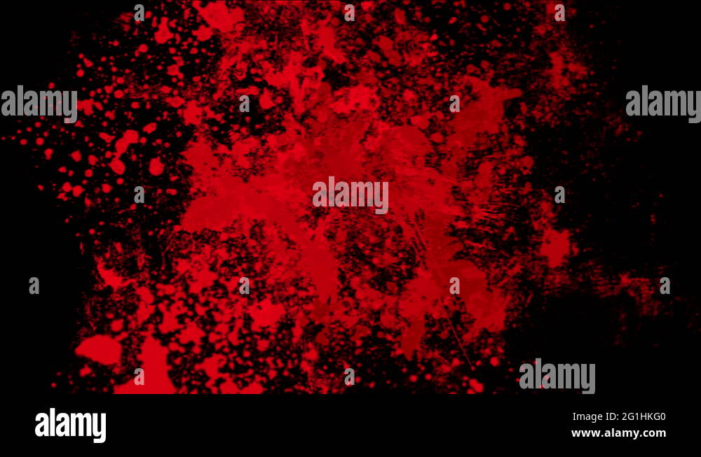 4k Red ink blood splash spots,accidents horror spray,murder killer,war ...