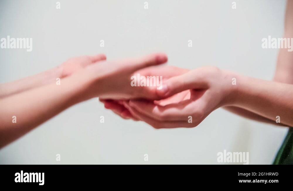 Big hands handshake kid adult family symbol video isolated hd 1920x1080 ...