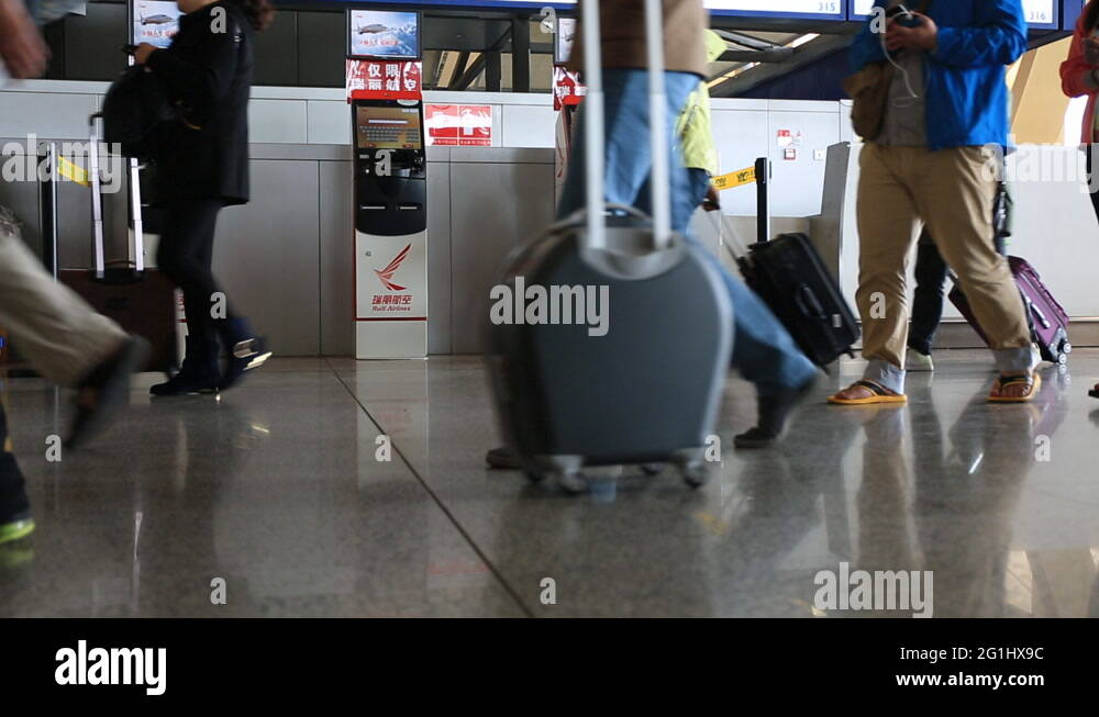 Check in machine airport terminal Stock Videos & Footage - HD and 4K ...