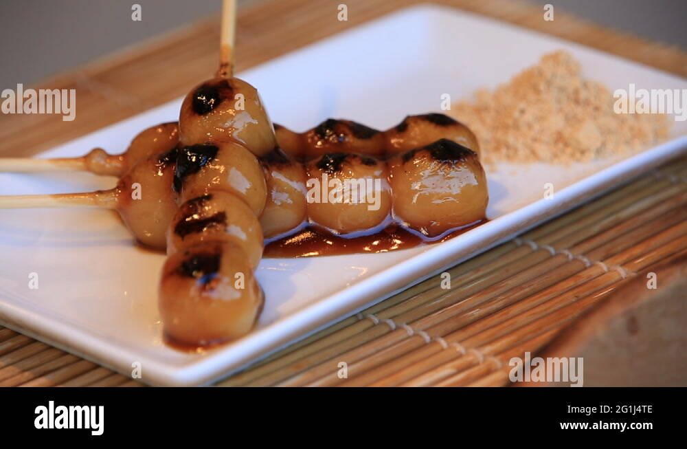 Japan travel sightseeing tour tourism shop sweets dango Stock Videos ...