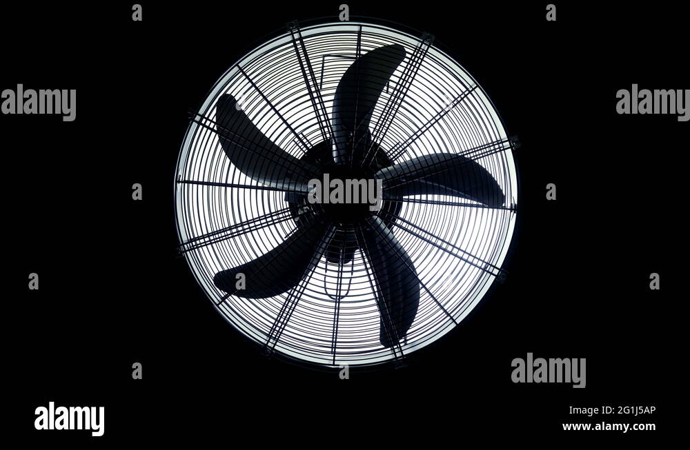 Slow rotating ventilation fan. 4K UHD Stock Video Footage - Alamy