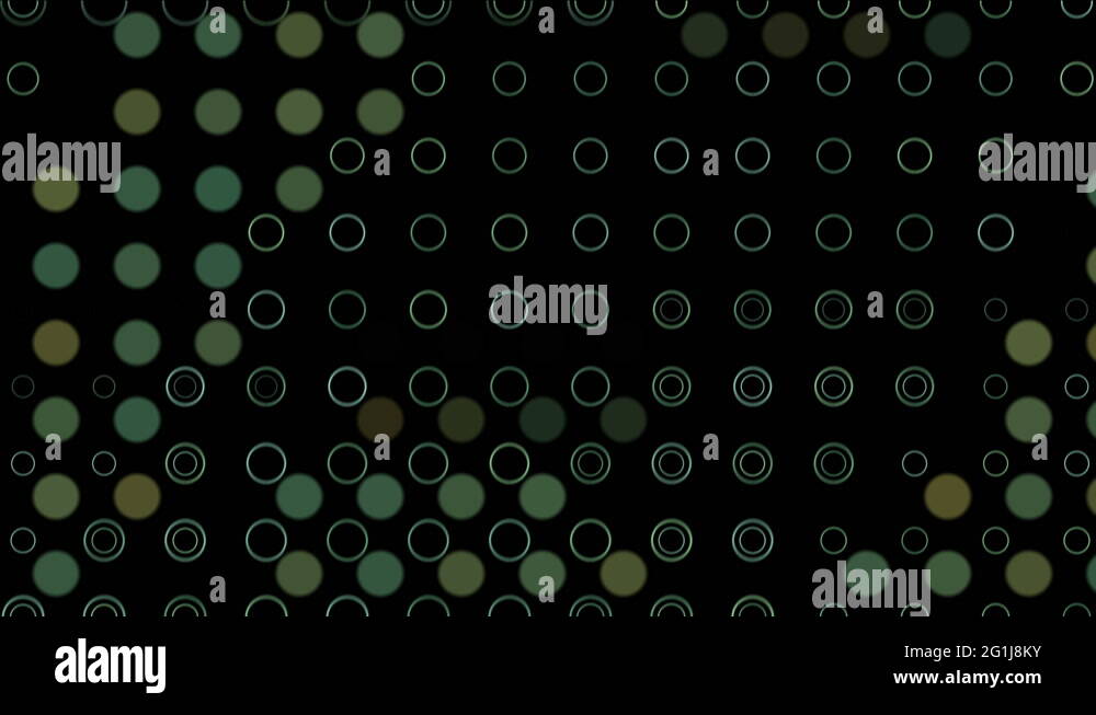 4k Circle dot array matrix mosaics candy,scan big data sorting analysis ...