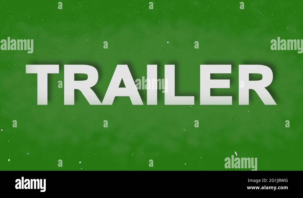 Animation Epic Logo for Trailers on Green Screen.. Titles with Effects ...