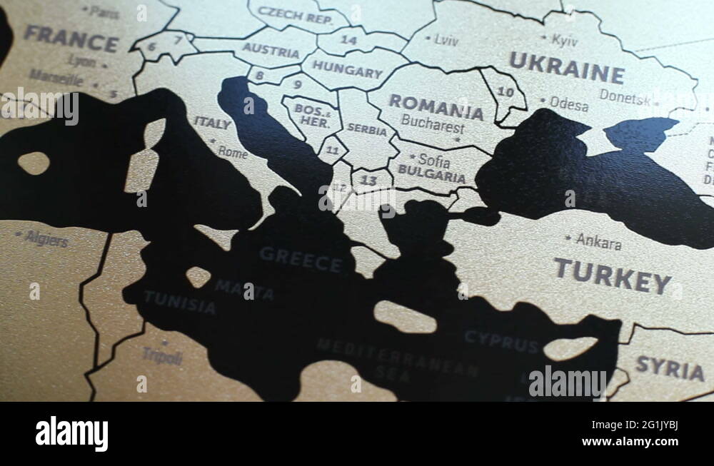 Outline map of europe Stock Videos & Footage - HD and 4K Video Clips ...