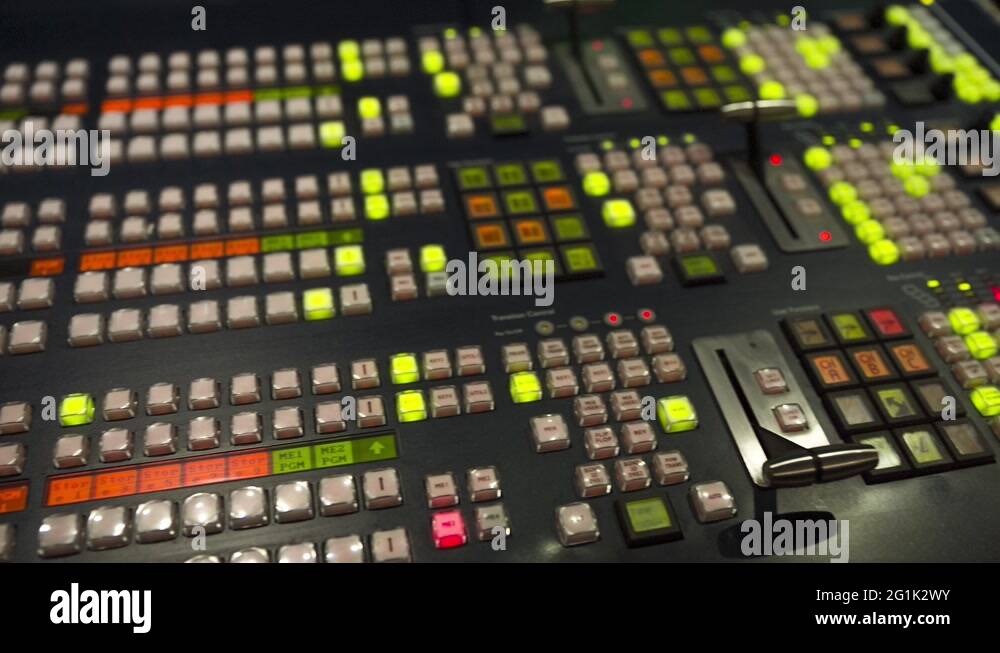 Broadcast Tv Studio Production - Vision Switcher, Broadcast video mixer ...