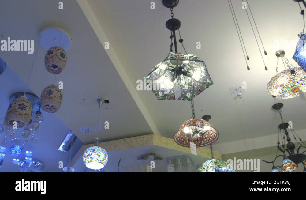 Ceiling design in showroom Stock Videos & Footage - HD and 4K Video ...