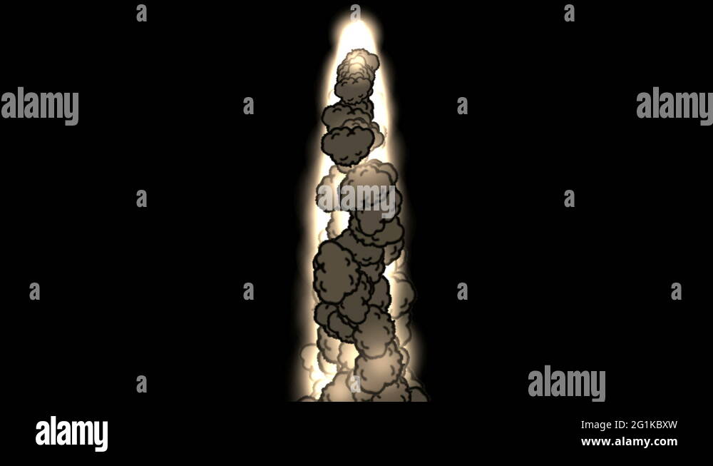 4k Explosion smoke,missiles launch,flame fire rocket,jet gas,spacecraft ...