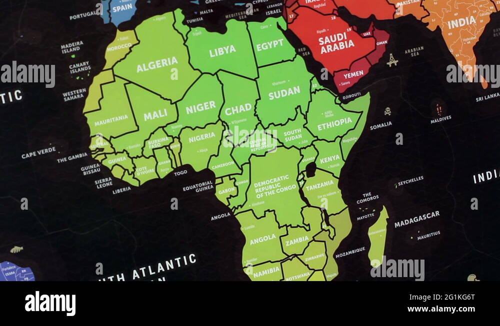 Map of africa vector Stock Videos & Footage - HD and 4K Video Clips - Alamy