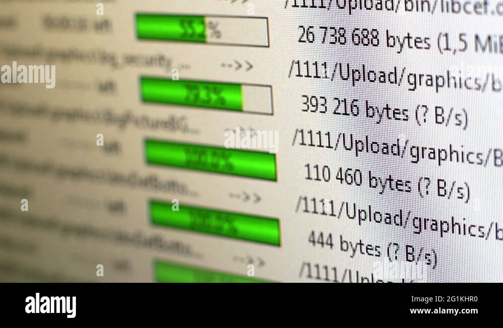 Upload Files To The Server On White Background Stock Video Footage - Alamy