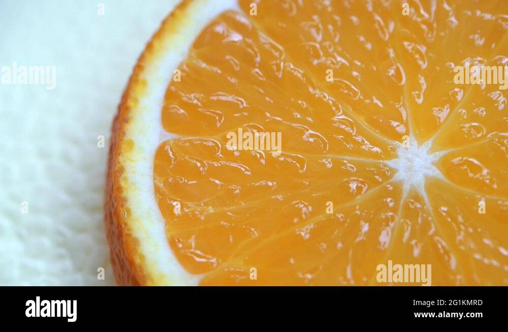 Cross section of orange slice Stock Videos & Footage - HD and 4K Video ...