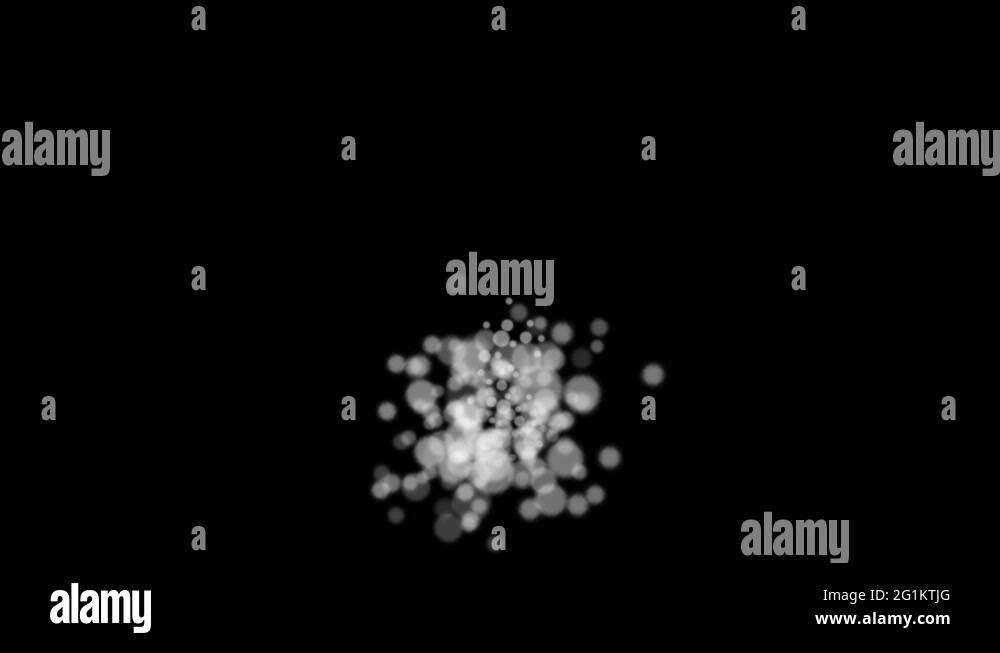 4k Explosion atom nuclear,smoke fire,particle firework background ...