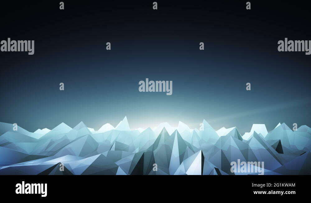 Forward moving abstract lowpoly vector black background. illustration ...