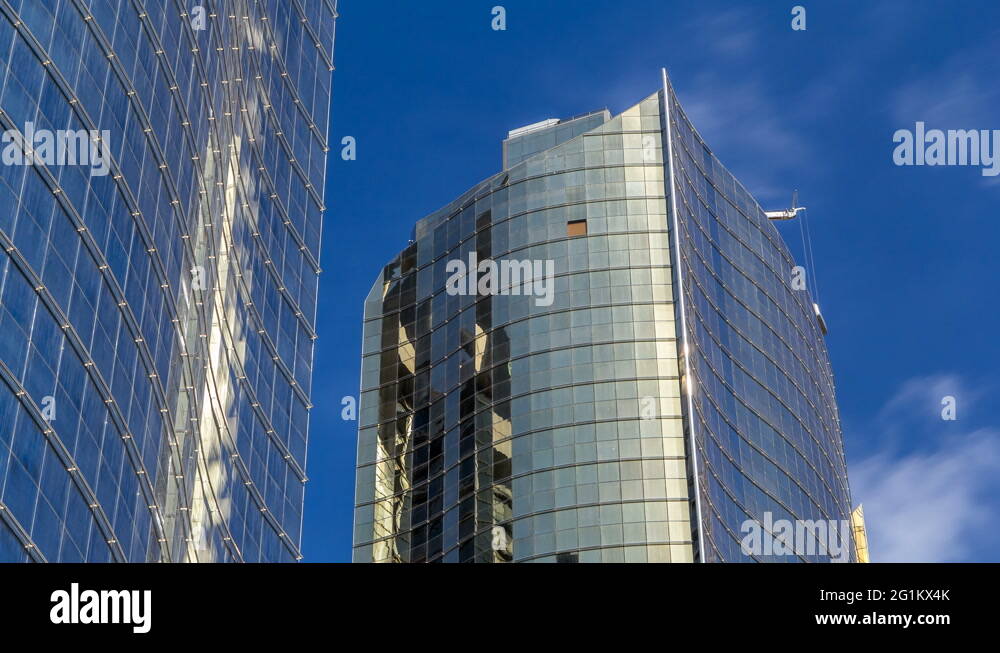 High rise building perspective view Stock Videos & Footage - HD and 4K ...