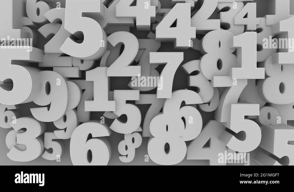 3d numbers Stock Videos & Footage - HD and 4K Video Clips - Alamy