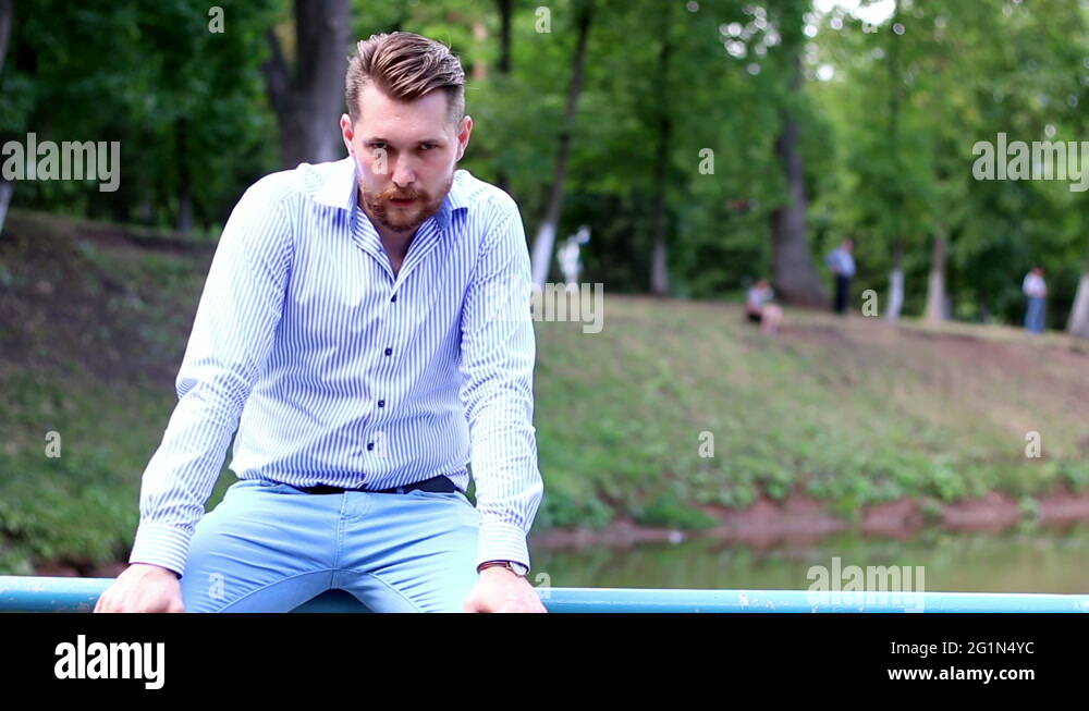 Male model sitting Stock Videos & Footage - HD and 4K Video Clips - Alamy