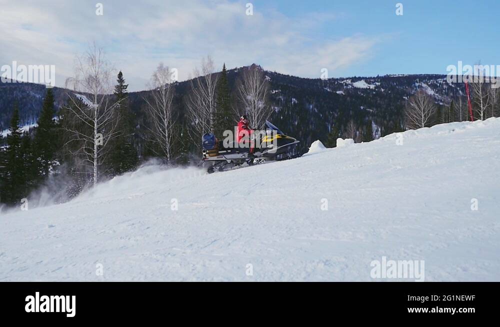 Man on snowmobile in winter Stock Videos & Footage - HD and 4K Video ...