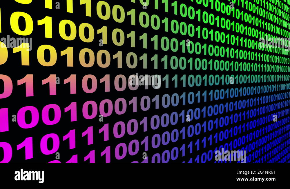 4k,Binary source code,data digital display,future tech background Stock ...