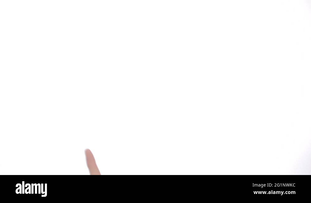 threatening with finger isolated on white background. hand gestures ...