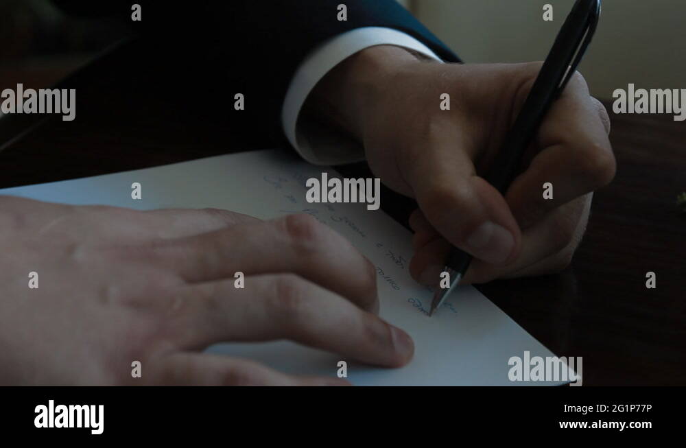 Man write letter Stock Videos & Footage - HD and 4K Video Clips - Alamy