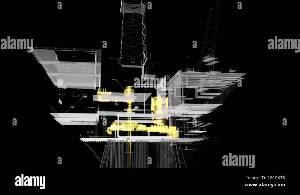 Oil and Gas central processing platform. PNG and Alpha channel Stock ...