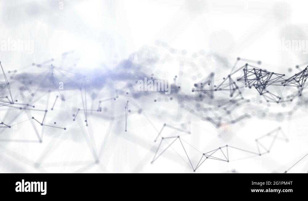 Abstract background with plexus connections wire frame web. Seamless looping Stock Video Footage ...