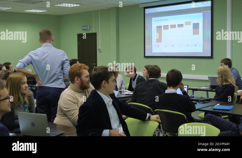 Teacher pointing projector screen Stock Videos & Footage - HD and 4K ...