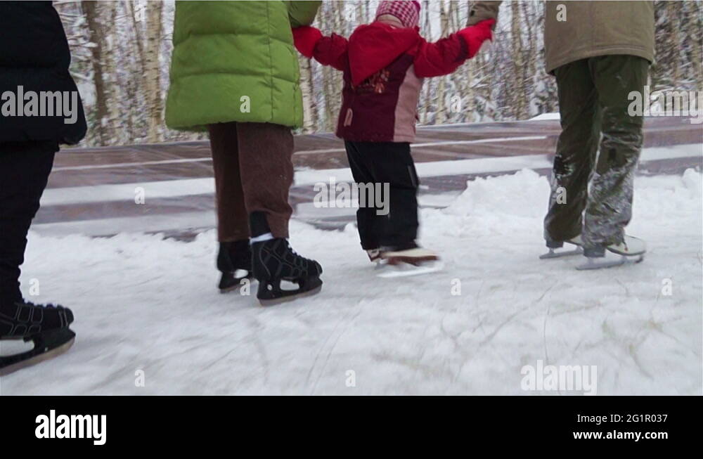 Group of children ice skating Stock Videos & Footage - HD and 4K Video ...