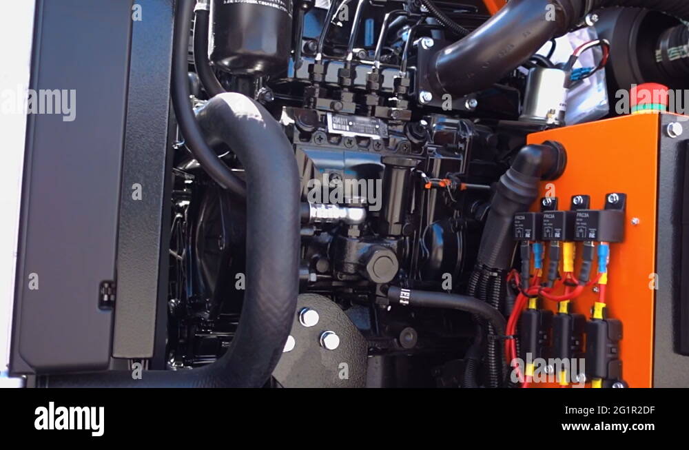 High-power mobile diesel generator on the basis of internal combustion ...