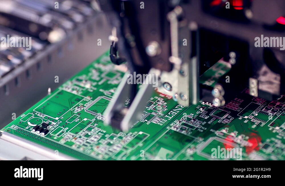 Automated Circut Board machine Produces electronic board Stock Video ...