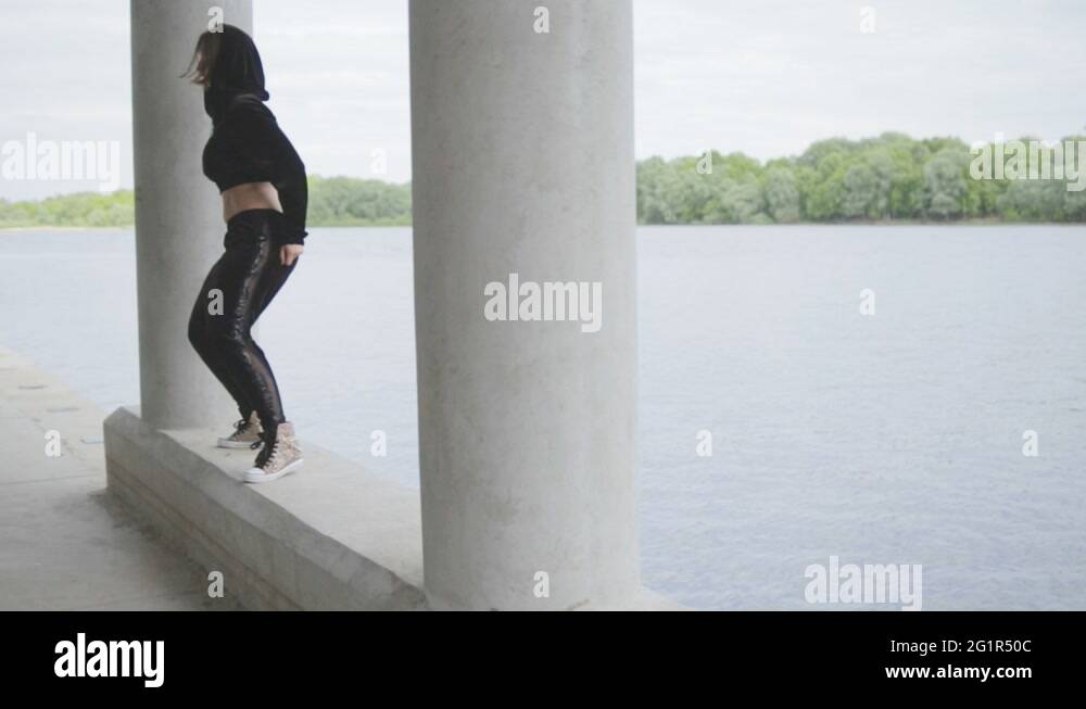 Young Woman Twerking Stock Video Footage Alamy